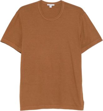 James Perse t-shirt à manches courtes - Marron