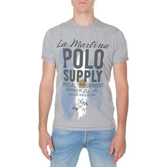 La Martina T-Shirt - - Tops - Herren - Grau - L