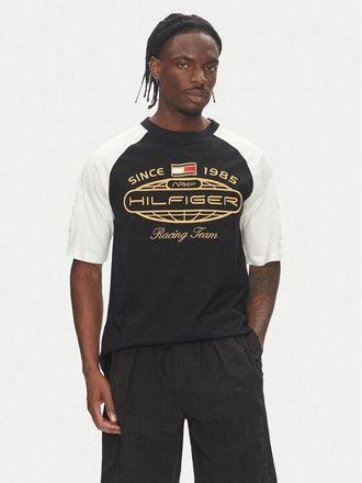 Tommy Hilfiger T-Shirt F1 Movie MW0MW41389 Schwarz Regular Fit