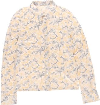 Prada 2000s Hemd mit Blumen-Print - Gelb