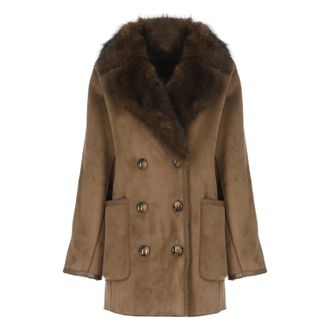 Betta Corradi Damen, Jacken, Braun, XSGr&ouml;&szlig;e