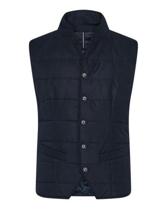 Joop Gesteppte Weste mit Stehkragen in