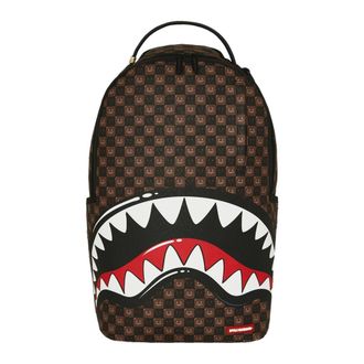Sprayground Sharks In Paris Wtf Bubble Check Backpack - - Bags - unisex - Braun - ONE SIZE