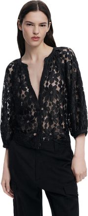 Desigual BLUS_MUSAS, 2000 Black, S