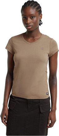 G-Star G-Star Damen Eyben Slim Top 2.0, Braun (Brindle D24533-4107-C788), XS