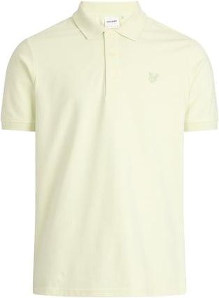 Lyle & Scott Polo &agrave; logo en coton m&eacute;lang&eacute;