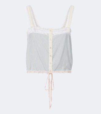 Chlo&eacute; Chlo&eacute; Top aus Seide mit Spitze