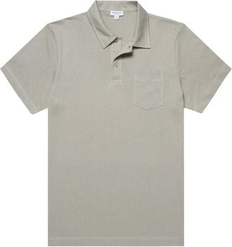 Sunspel Homme, Tops, Vert, Taille: XL Riviera Polo