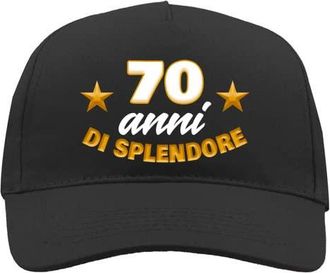 Generico Casquette 70 Ans pour Homme Grand-p&egrave;re retrait&eacute; Anniversaire Gadget Cadeau - splendeur 70 Ans, 70 ans, Taille Unique