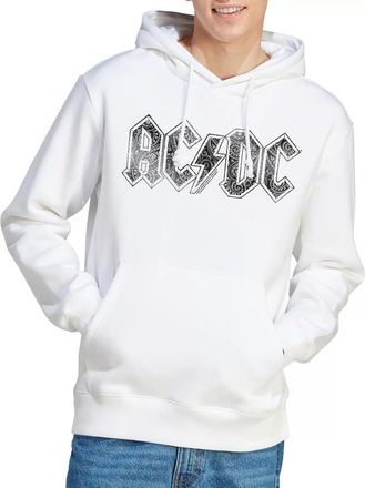 AC/DC ACDC Unisex Paisley Logo Hoodie Kapuzenpullover, wei&szlig;, L