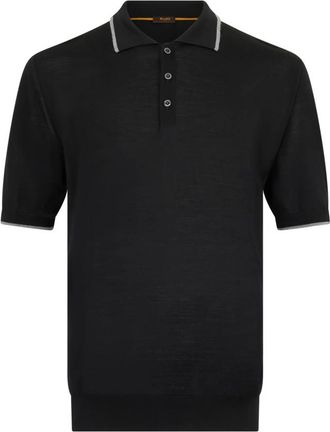 Moorer Homme, Tops, Noir, Taille: 2XL Polo Gavotti