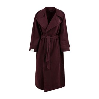 Icon Denim Los Angeles Femme, Manteaux, Rouge, Taille: 36 FR Snow Trench Coat