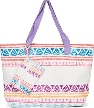 styleBREAKER Strandtasche Strandtasche Azteken Muster - Boho