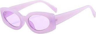 Generic Lunettes De Soleil Unisexes &Agrave; Monture Fine For Lext&eacute;rieur, Id&eacute;ales For Les Vacances, Trajets Domicile-travail Et La Conduite(Purple)