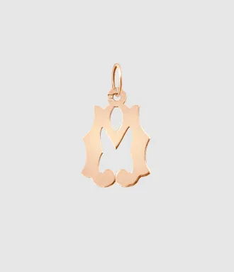 Vanrycke Pendentif Lettrine Or Rose