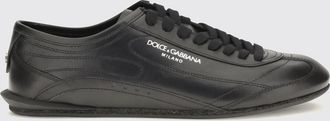 Dolce & Gabbana Lipari Low-Top-Sneakers aus glattem Kalbsleder mit Logo