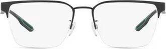 Emporio Armani Brille mit eckigem Gestell - Schwarz