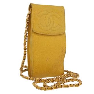 Chanel Sac bandouli&egrave;re vintage Pre-owned - Femme - Pre-owned - Jaune - Taille: ONE Size