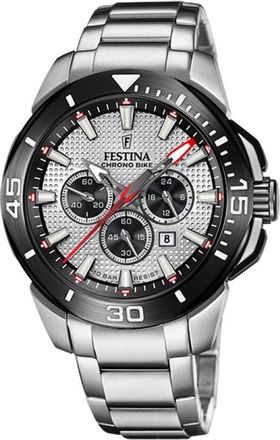 Festina Homme, Accessoires, Gris, Taille: ONE Size Chrono Bike Chronograph Watch