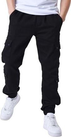 Project X Paris Cargo Multi-Poches avec Serrage élastique Noir 30US