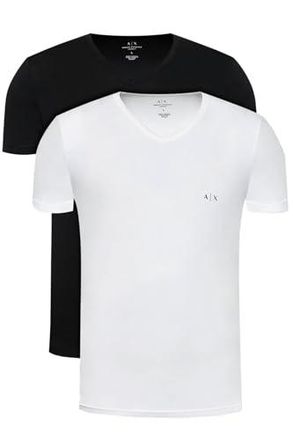 A|X Armani Exchange Coffret de 2 Tshirts Coton col V - Armani exchange