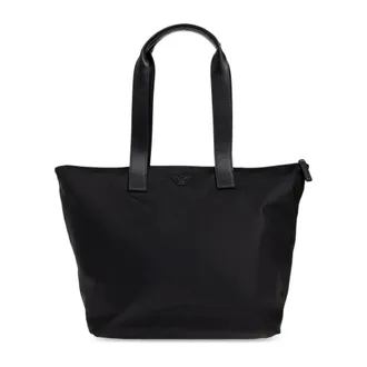 Emporio Armani ASV Medium Shopper Bag - - Bags - Herren - Schwarzk - ONE SIZE