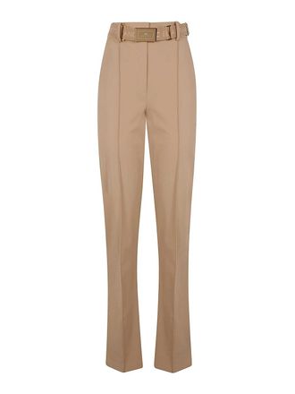 Elisabetta Franchi Pantalons D&eacute;contract&eacute;s - Marron