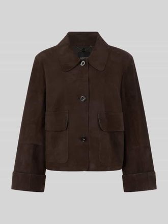 Marc Cain Regular Fit Lederjacke aus echtem Leder