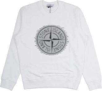 Stone Island Homme, Sweatshirts et sweats &agrave; capuche, Blanc, Taille: 2XL SweaT-shirts