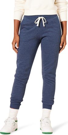 Amazon Essentials Damen Fleece-Jogginghose Mit Bündchen (In Übergrößen Erhältlich), Marineblau Heidekraut, XXL Große Größen