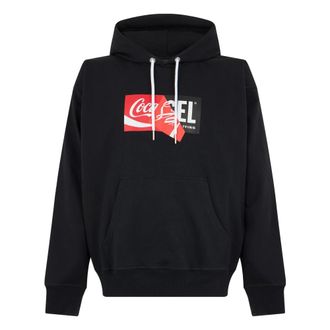 Diesel Sweatshirt mit Logo - - Sweatshirts & Hoodies - Herren - Schwarzk - L