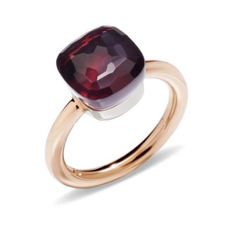 POMELLATO Pomellato - Frau - Paa1100O6000000Og - Nude Classic Granato Ring - - Accessories - Damen - Braun - 55 MM