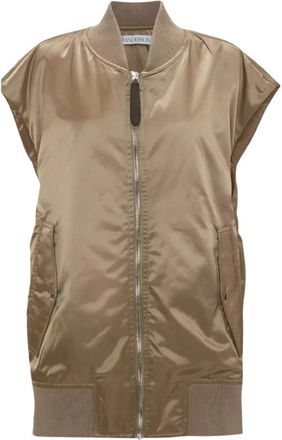 J.W.Anderson Femme, Vestes, Beige, Taille: 40 FR Veste Bomber Sans Manches