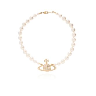 Vivienne Westwood Femme, Accessoires, Jaune, Taille: M Collier de perles