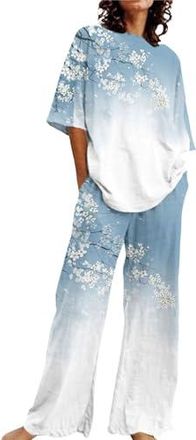 Generic Ensemble de surv&ecirc;tement pour femme 2 tenues d&eacute;contract&eacute;es &agrave; manches longues et haut court &agrave; capuche pour femme Surv&ecirc;tement dhiver pour femme Tenue de 