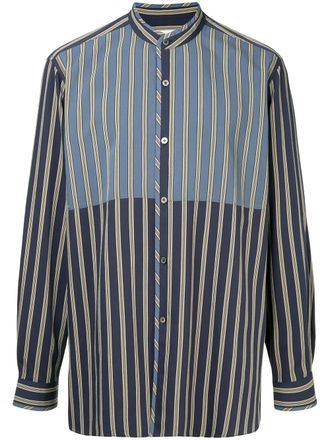 Ports V chemise ray&eacute;e - Bleu