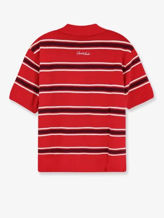 Dunst Womens Polo Shirt Cotton Red Tops