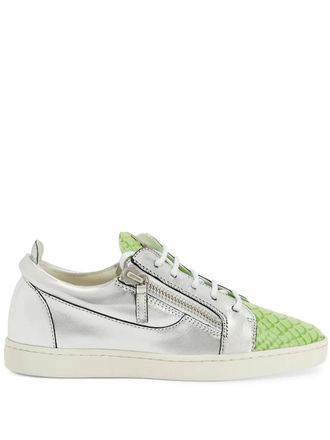 Giuseppe Zanotti Nicki Sneakers im Metallic-Look - Grau