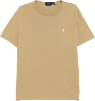 Polo Ralph Lauren t-shirt en coton à logo brodé - Tons neutres