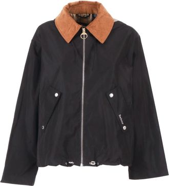 Barbour Femme, Vestes, Noir, Taille: 40 FR Weaver Showerproof Jacket