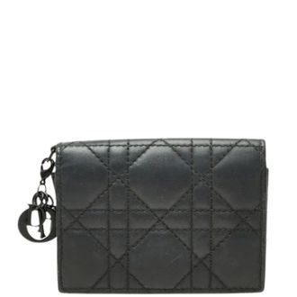 Dior Porte-cartes Pre-owned - Femme - Pre-owned - Noir - Taille: ONE Size