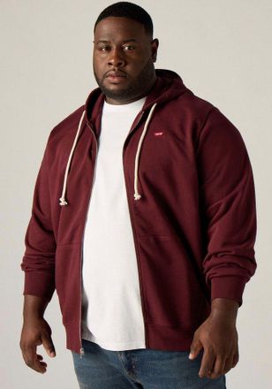 Levi's Plus Kapuzensweatshirt mit dezentem Levis Batwing Logo