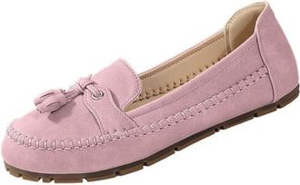 Generic Chaussures plates &agrave; enfiler pour femme - Couleur unie - &Eacute;l&eacute;gantes - Classiques - Pliables - L&eacute;g&egrave;res et confortables - Coupe large - Style d&eacute;contract&eacute; 