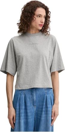 Pinko Pinko - T-Shirt - Femme - Tops - Gris - Taille: 44 FR