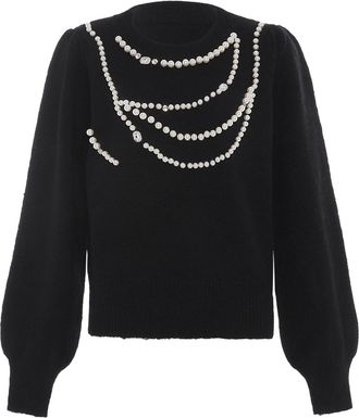 Faina Pullover Damen schwarz