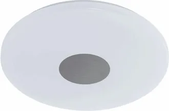 Eglo Eglo - Plafonnier led 18 watts variateur de lampe 3000-6000K &eacute;clairage rond acier blanc 75289