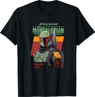 Star Wars Der Mandalorianer Boba Fett lebt klassisch T-Shirt