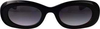 Alexander McQueen Am0527S 001 Sonnenbrille - - Accessories - Damen - Schwarzk - 51 MM