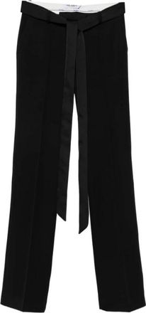 The Attico Femme, Pantalons, Noir, Taille: 36 FR Wide Pantalons