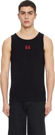 44 Label Group Homme, Tops, Noir, Taille: 2XS Classique Sans Manches